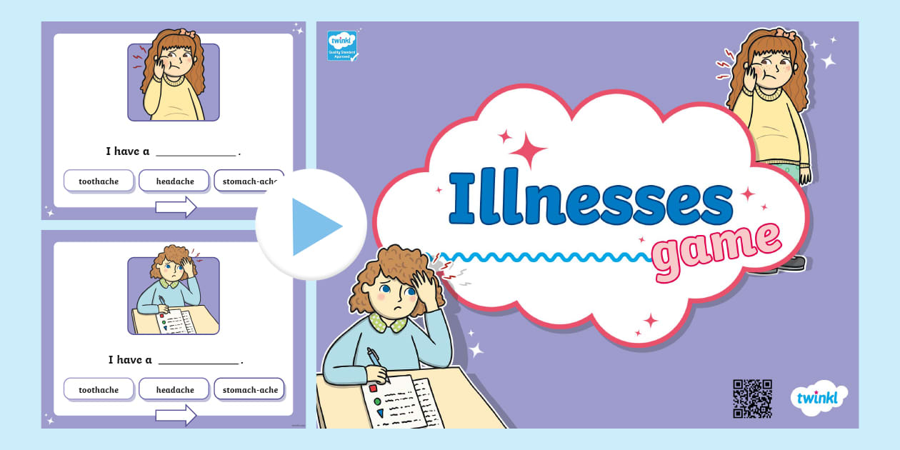 Illness Powerpoint Game｜小五小六適用 (teacher made)