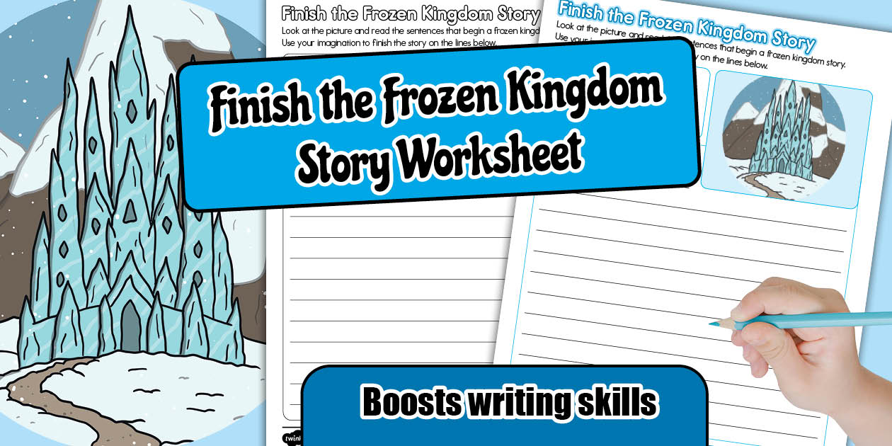 * NEW * Finish the Frozen Kingdom Story Worksheet