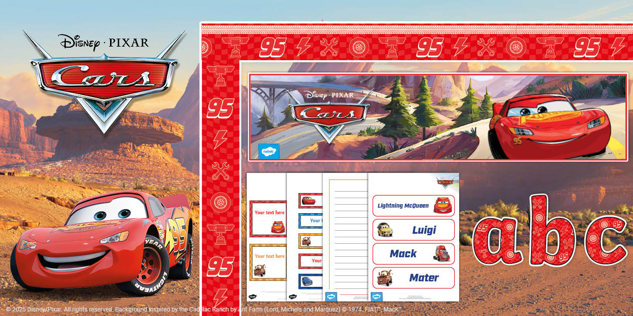 Cars: Display Pack (teacher made) - Twinkl