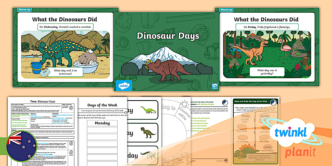 Level 1 Time: Name and Order the Days of the Week Lesson 1