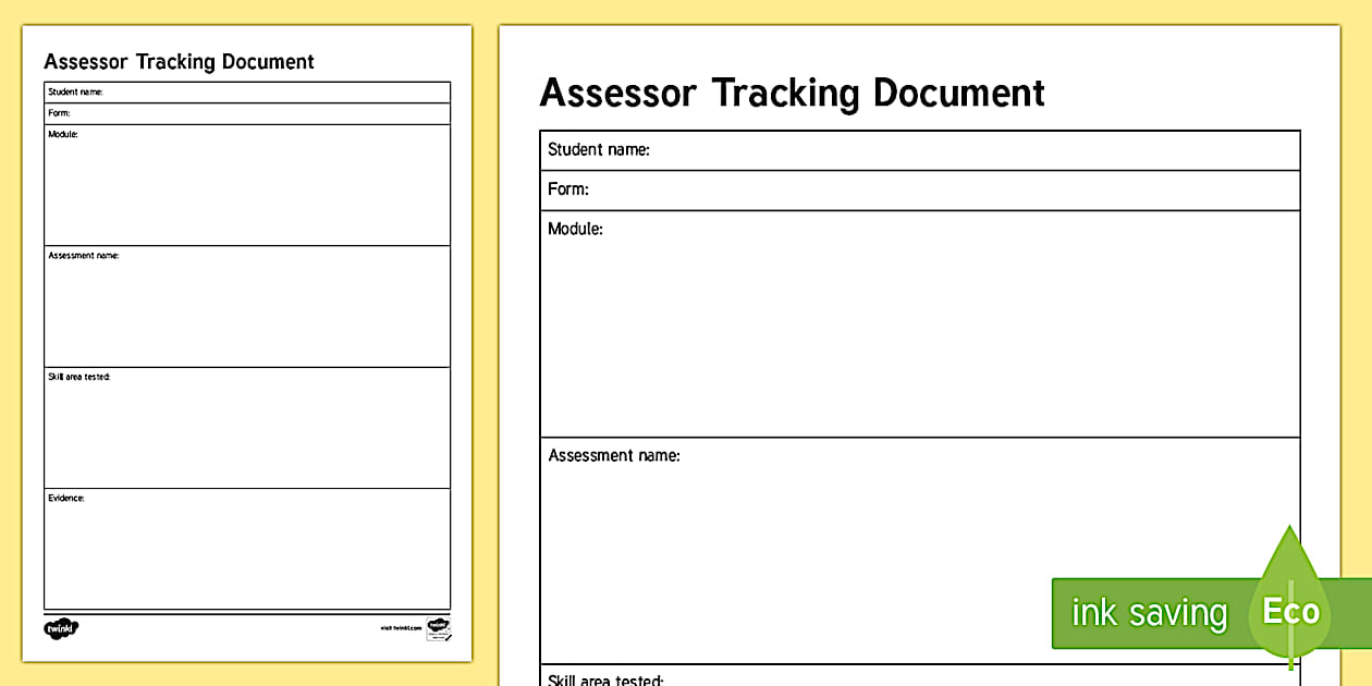 Teacher Assessment Tracker