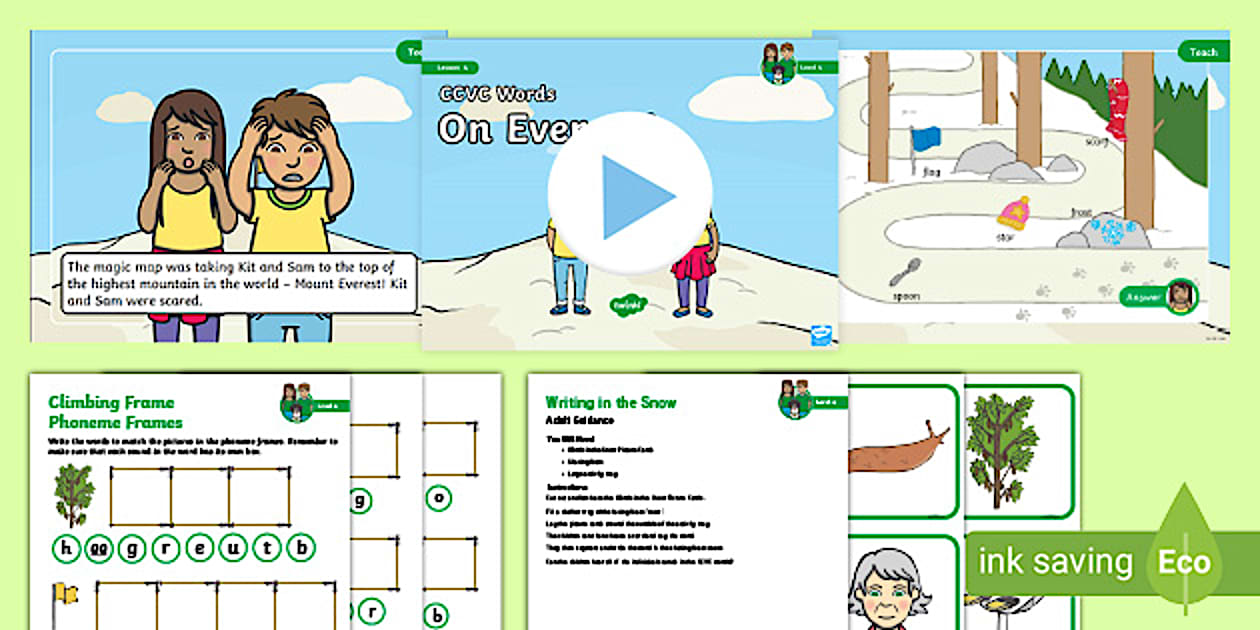 CCVC Words Phonics Lesson Pack - Level 4 Week 2 Lesson 4