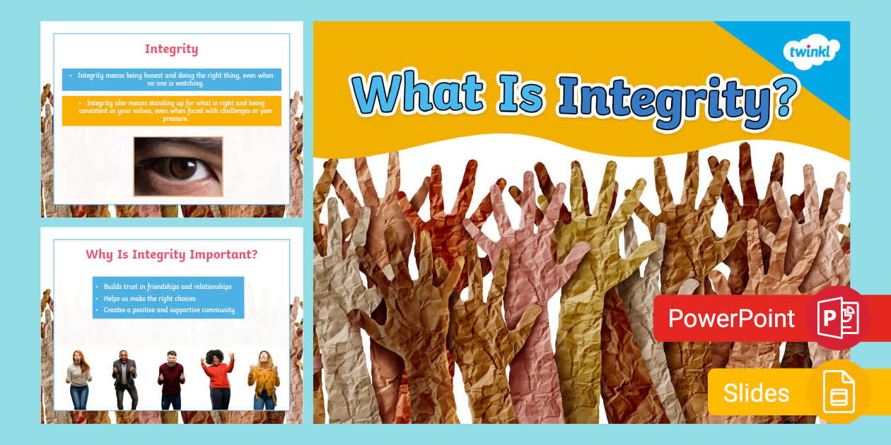 What Is Integrity? PowerPoint & Google Slides for 3rd-5th