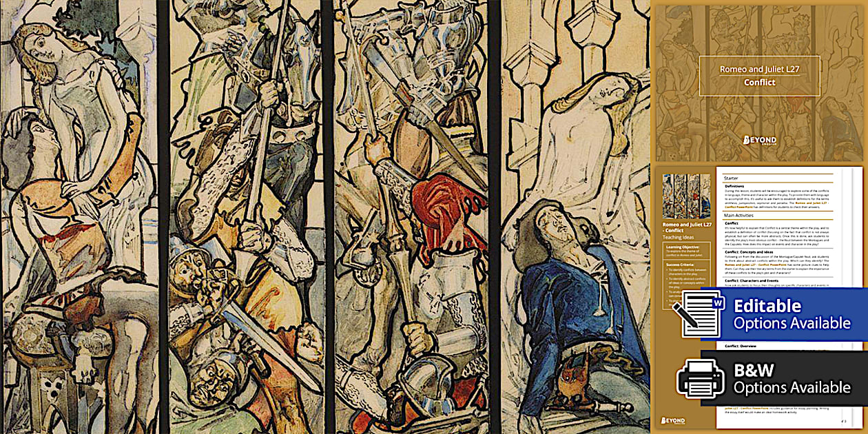 GCSE Romeo and Juliet Lesson Pack: Conflict (teacher made)