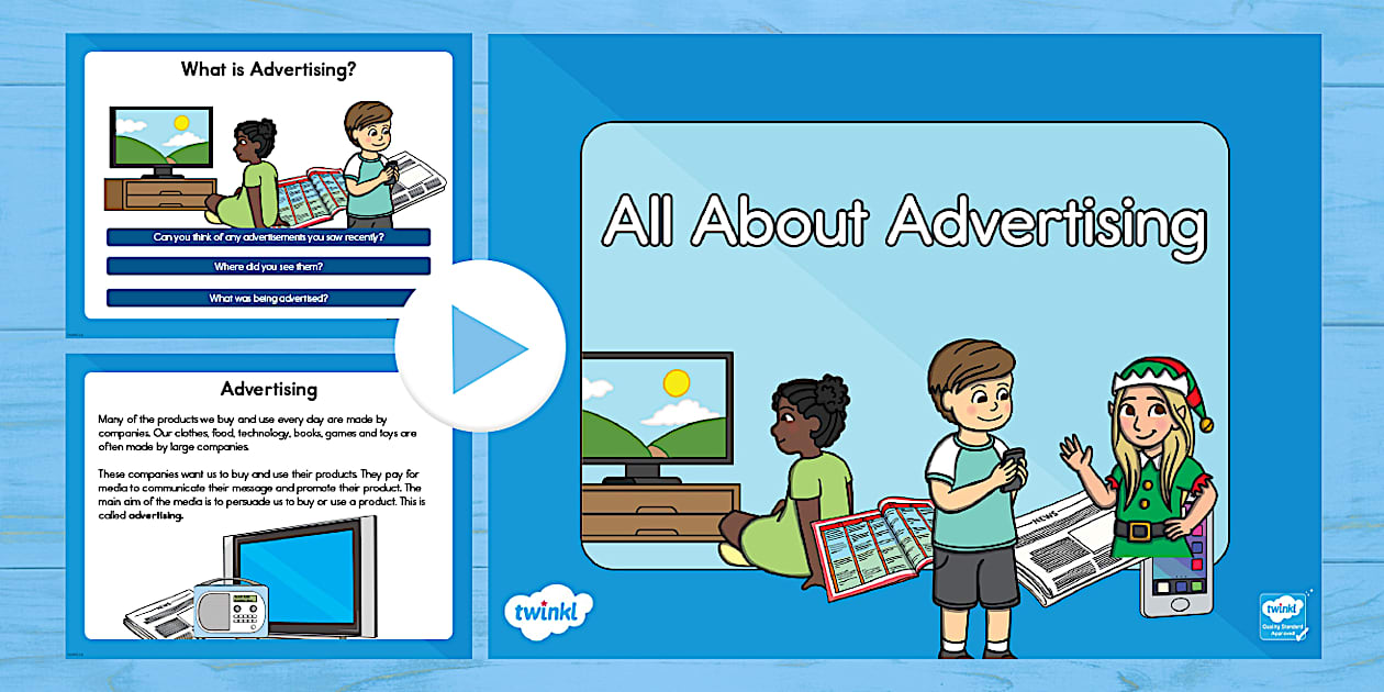 All About Advertising PowerPoint - Twinkl