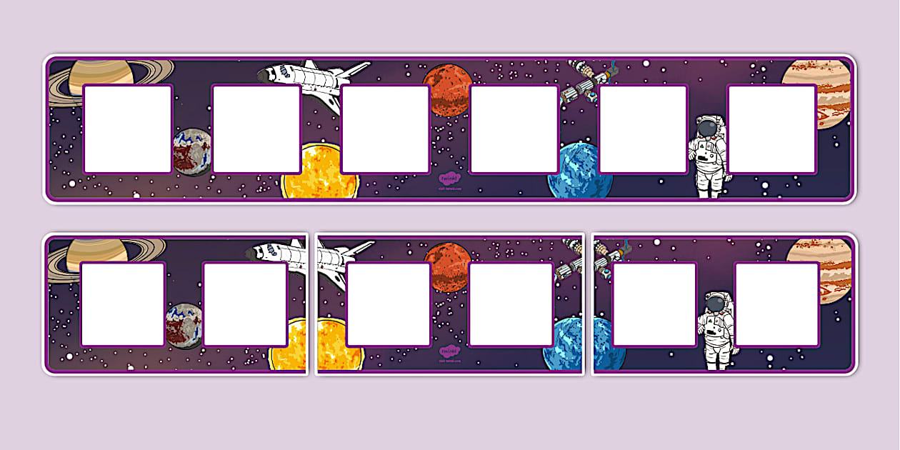 Space Themed Visual Timetable (teacher made) - Twinkl