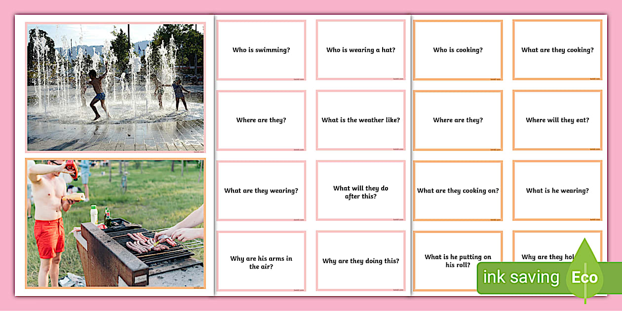 Older Learners 'Wh' Questions Cards (teacher made) - Twinkl
