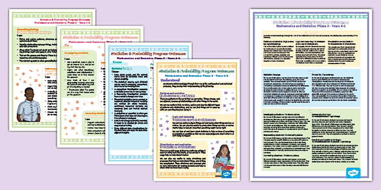 P2 NZ Maths Curriculum - Statistics & Probability Overview