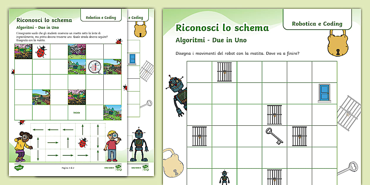 Robotica e Coding - Segui l'algoritmo (Teacher-Made)