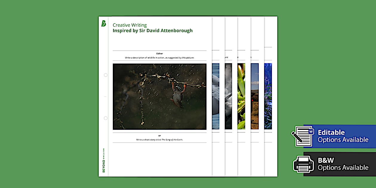Creative Writing Stimulus Inspired by Sir David Attenborough