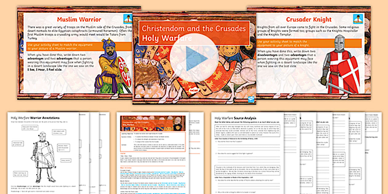 Christendom and the Crusades Worksheets | Beyond