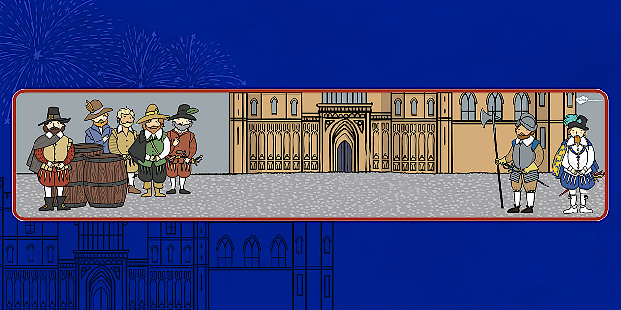 The Gunpowder Plot Editable Banner for Publisher - Twinkl