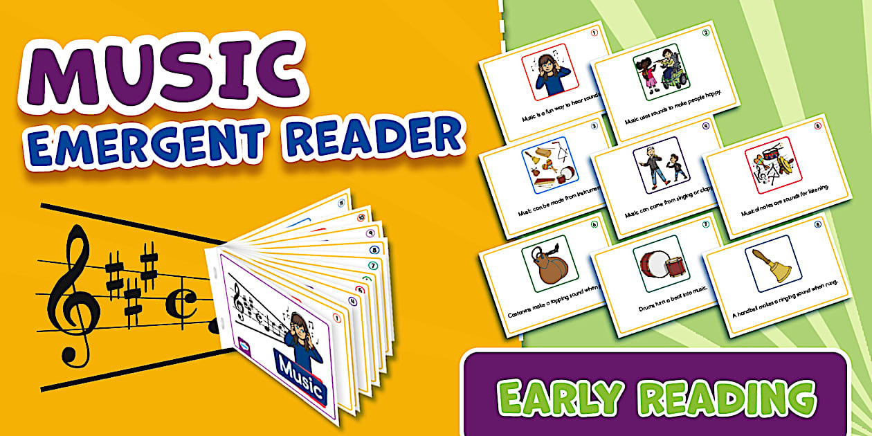 Music Emergent Reader (Hecho por educadores) - Twinkl