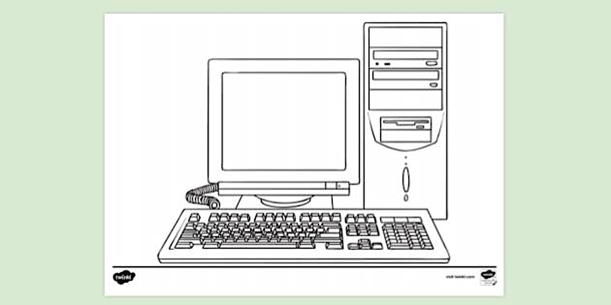 PC Colouring Sheet | Printable Colouring Sheets | Twinkl