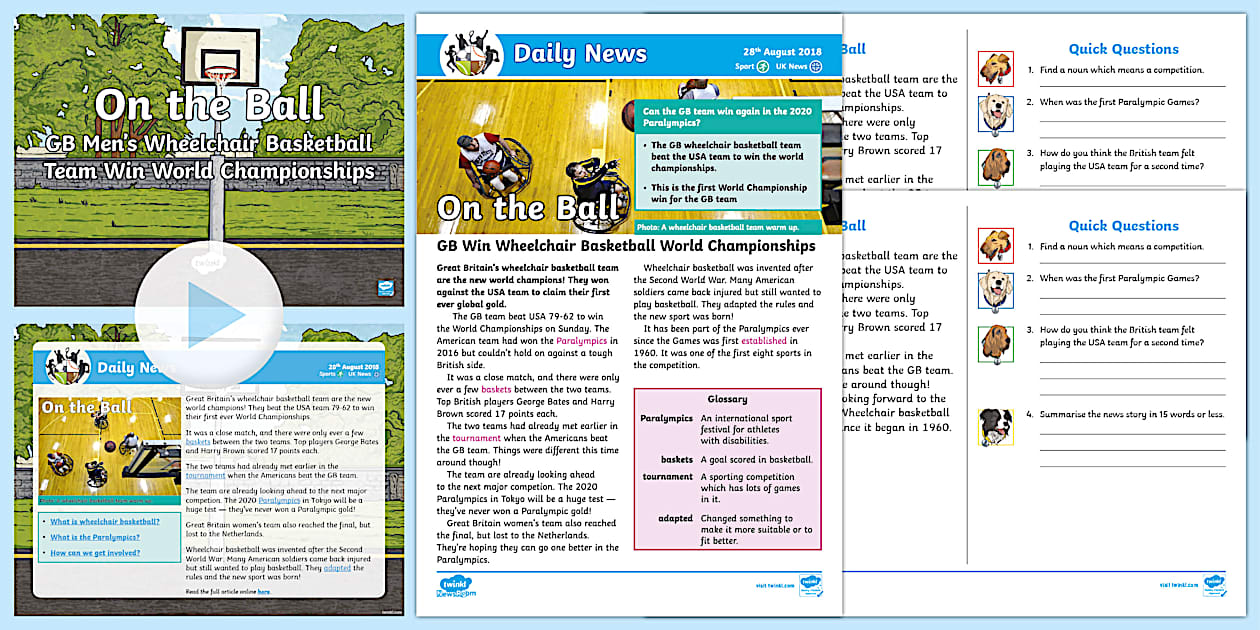 LKS2 On the Ball Daily News Resource Pack - Twinkl
