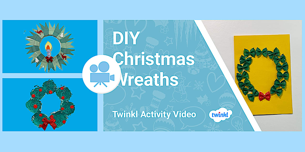 DIY Christmas Wreaths | Winter Holiday Club (teacher made)