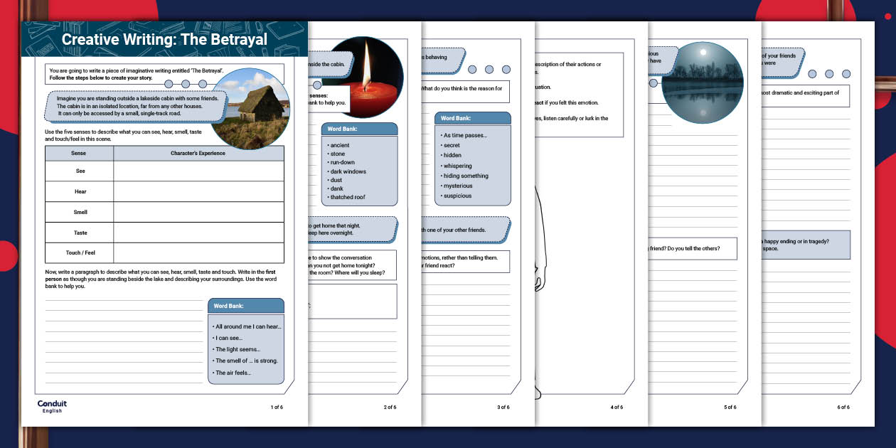 Creative Writing: The Betrayal (Teacher-Made) - Twinkl
