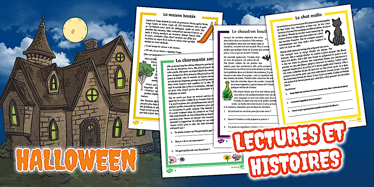 Lectures et histoires pour Halloween | Ressource pédagogique
