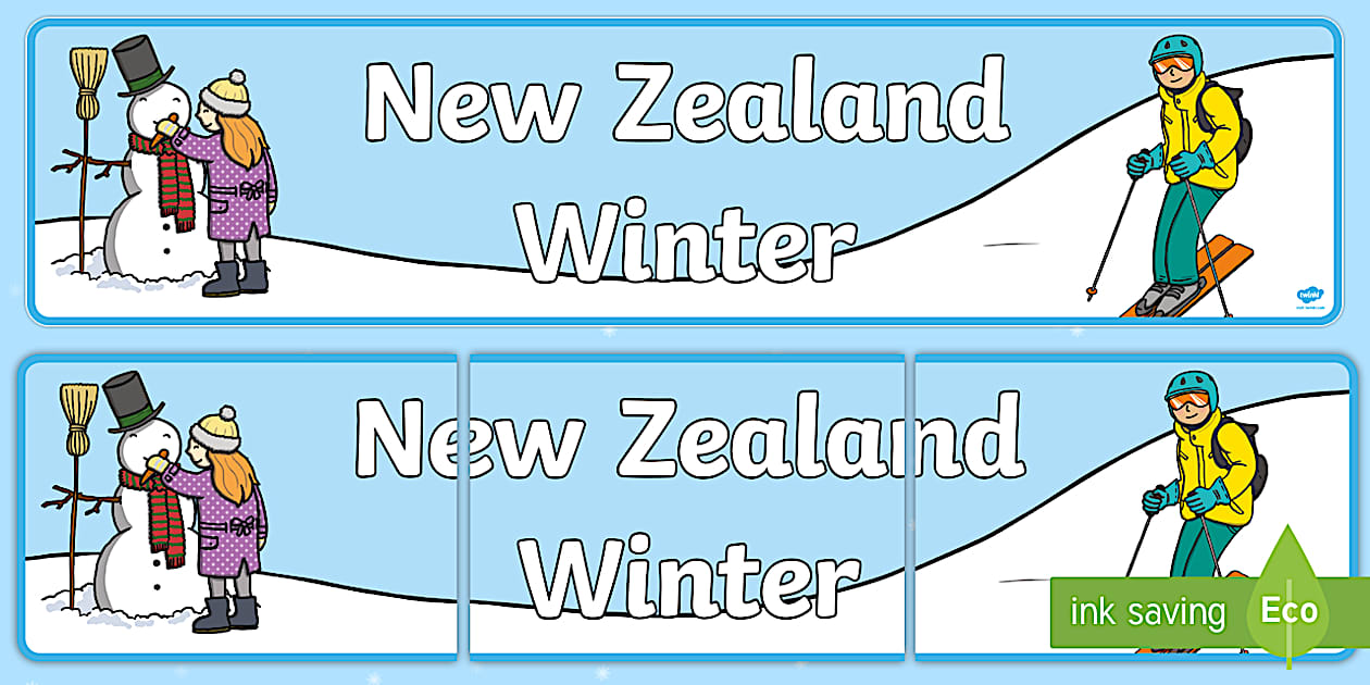 New Zealand Winter Display Banner (teacher made) - Twinkl