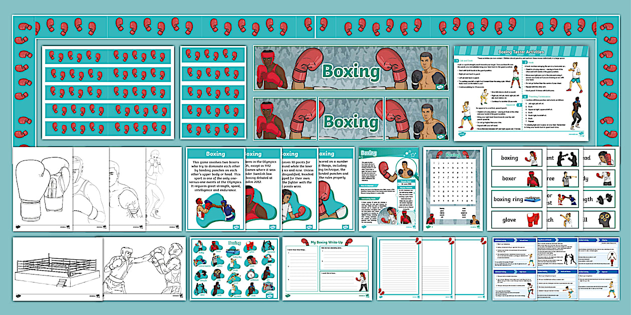 Boxing Resource Pack - Boxing display - Olympic Sports