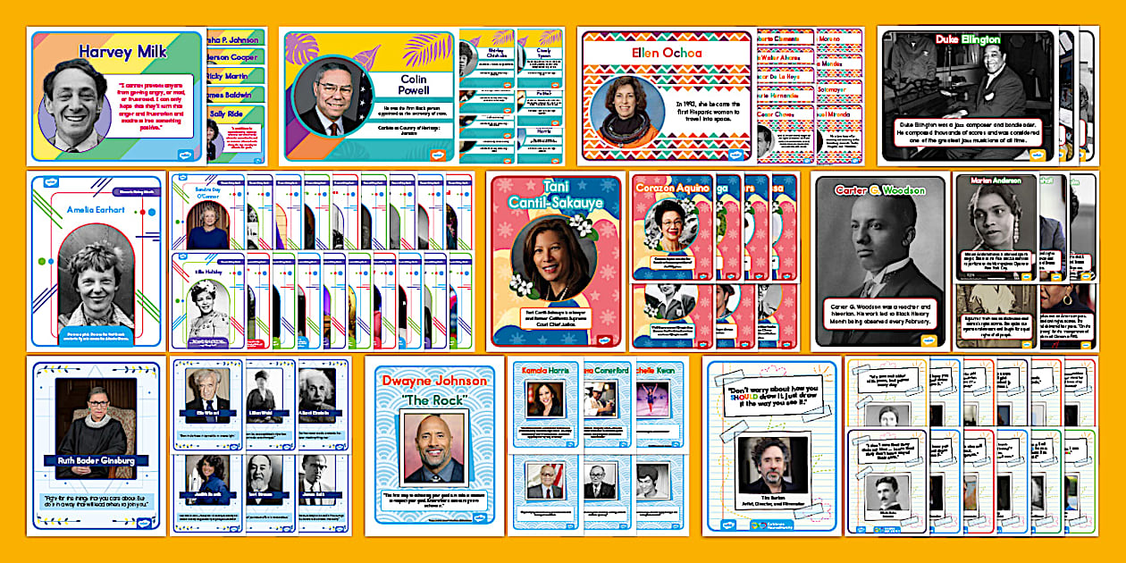 Inspirational People Poster Pack (teacher made) - Twinkl