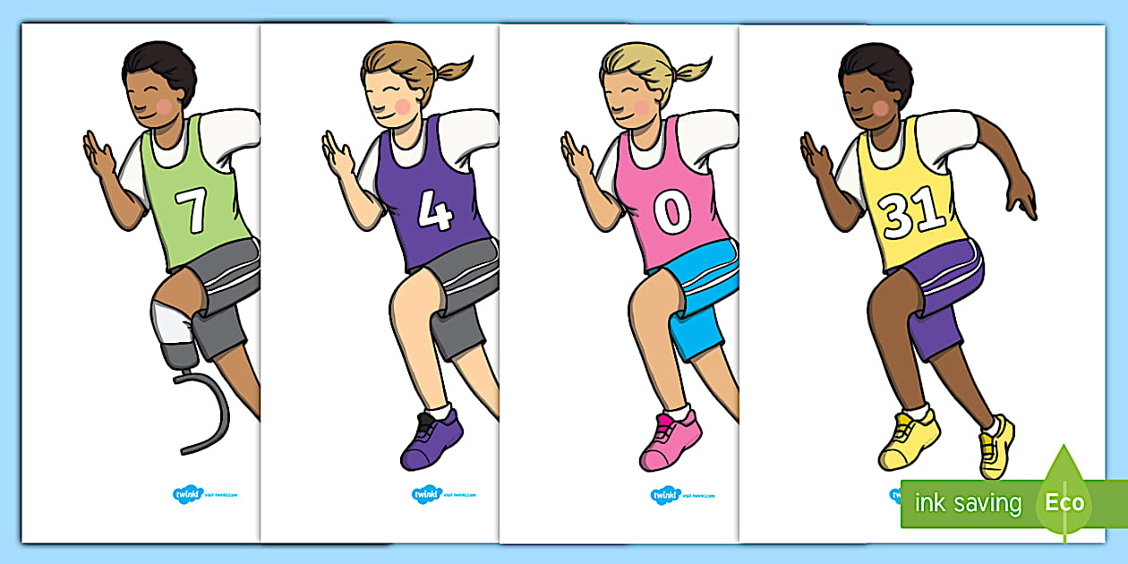 Numbers 0-31 on Runners (Teacher-Made) - Twinkl