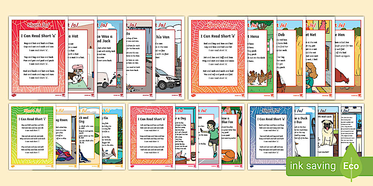 CVC Poem Pack (teacher made) - Twinkl