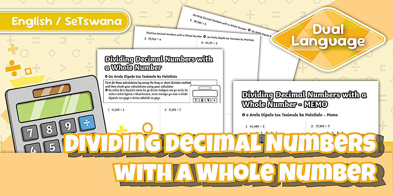 Grade 7 Maths - Term 2 - Dividing Decimal Numbers with a Whole Number