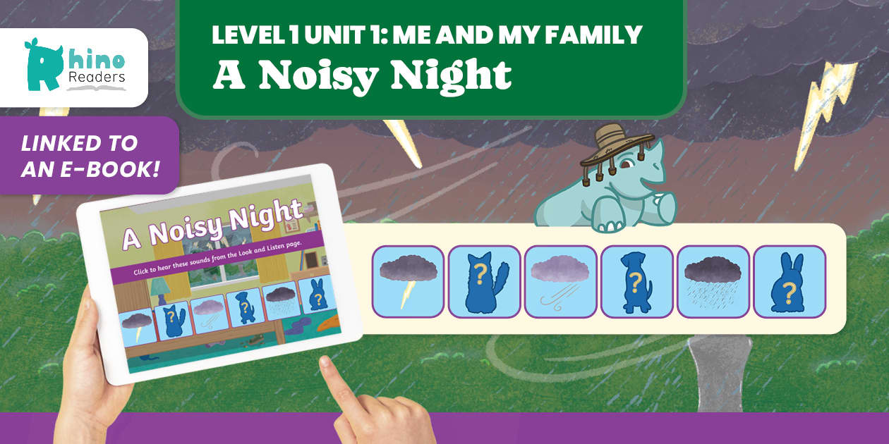 Level 1 Unit 1: A Noisy Night - Look and Listen Activity