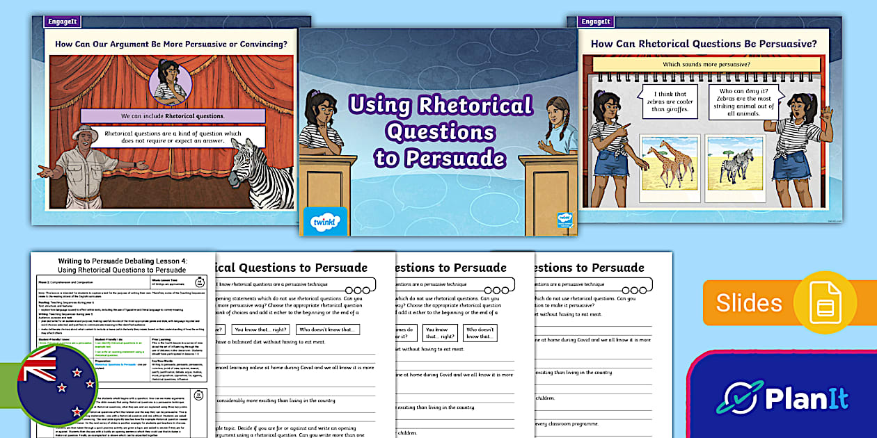 Phase 2 Debating L4: Using Rhetorical Questions To Persuade