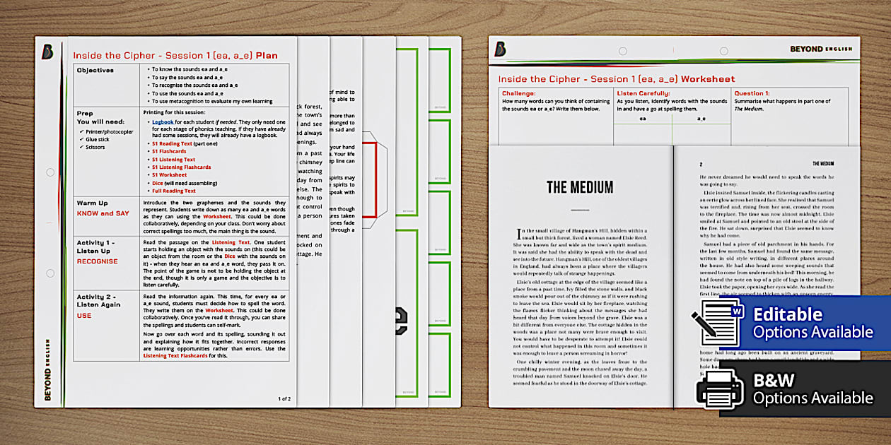 ITC Phonics Stage Five, Week 2 (Teacher-Made) - Twinkl
