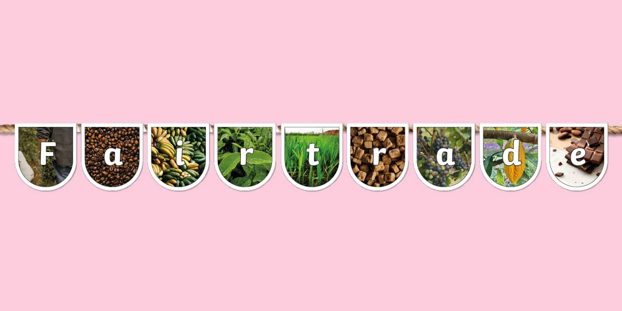 Fairtrade Photographic Display Bunting (Teacher-Made)