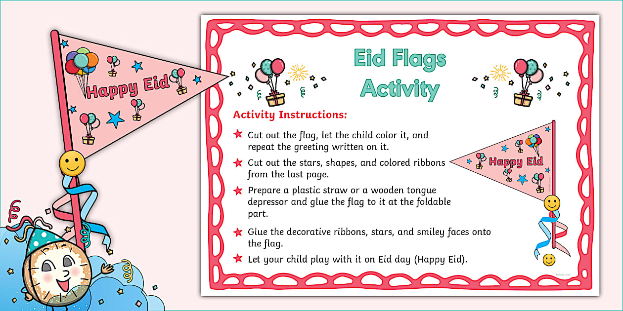 Eid Flags Activity