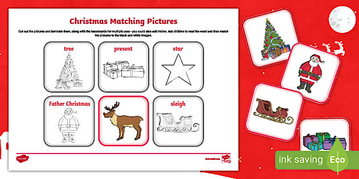 SEND Christmas Matching Activity (teacher made) - Twinkl