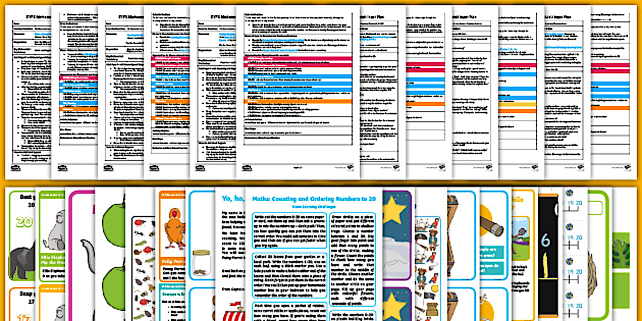 EYFS Maths: Numbers ELG Adult Input Planning and Resource Pack
