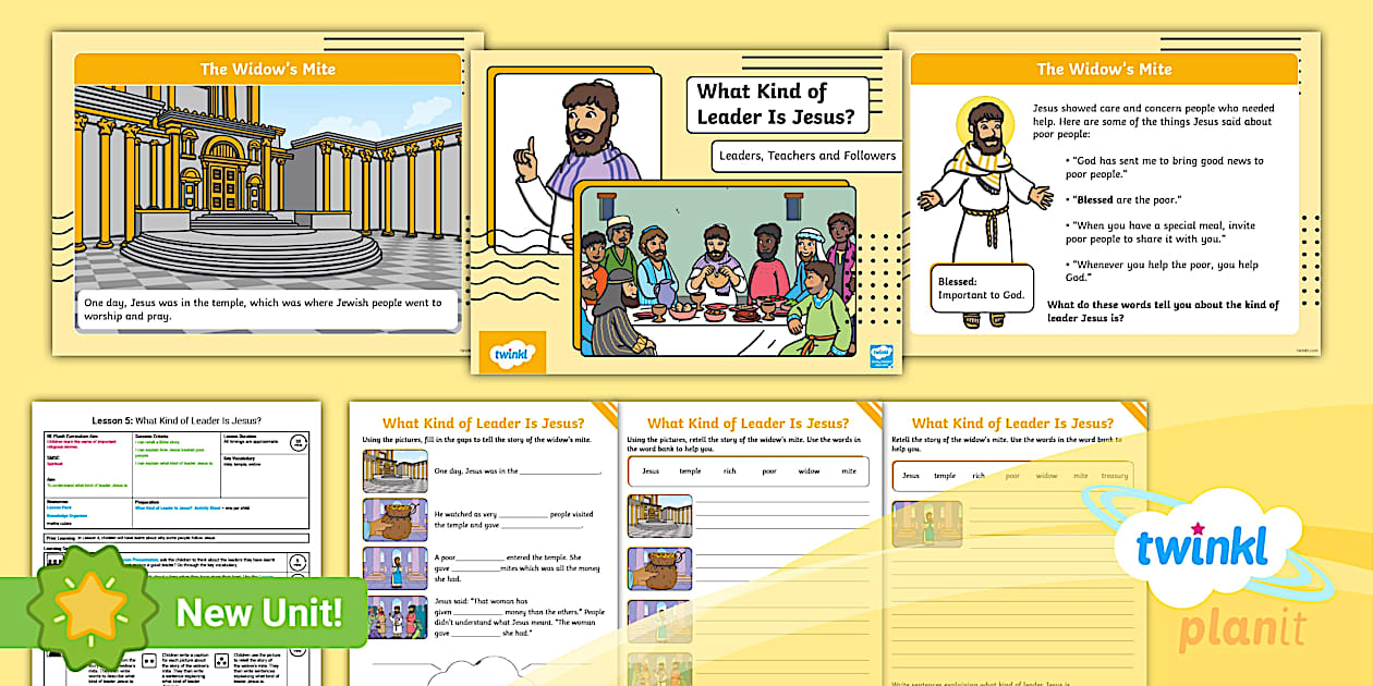 What Kind of Leader is Jesus Lesson Pack (teacher made)