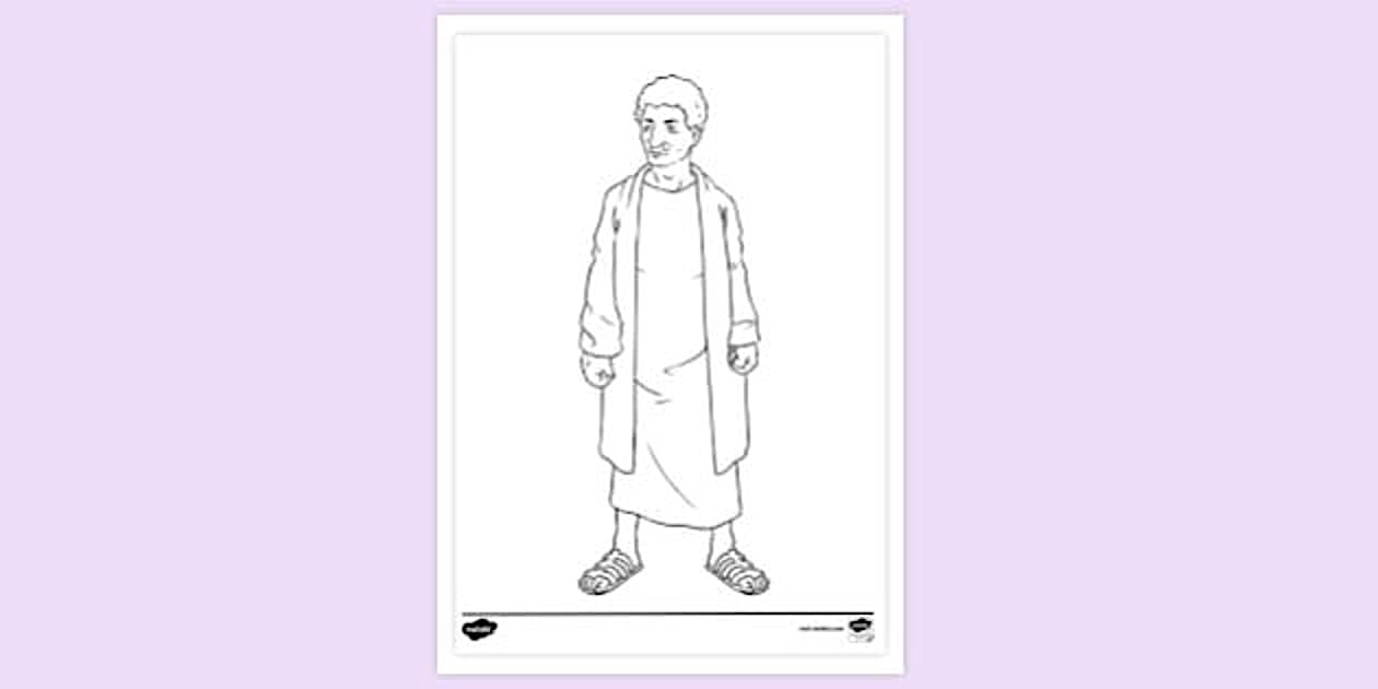 James Son of Zebedee - Colouring Sheet (teacher made)