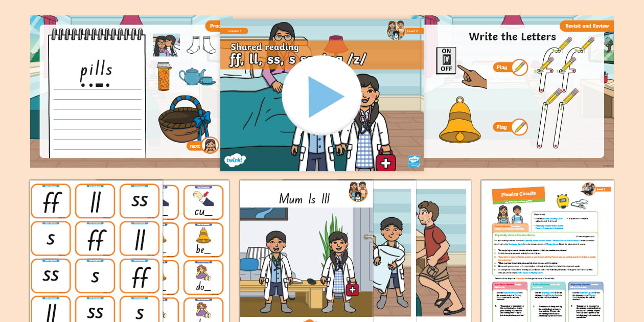 Phonics Level 2 Lesson Pack (teacher made) - Twinkl