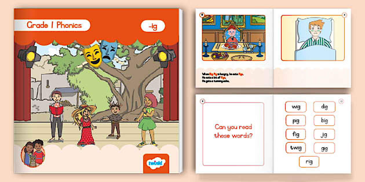 Grade 1 Phonics eBook: -ig