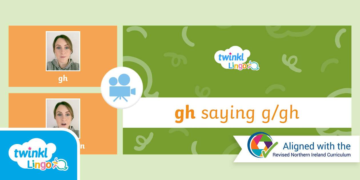 Twinkl Lingo Stage 5/6: gh saying /g/gh sound video - Twinkl