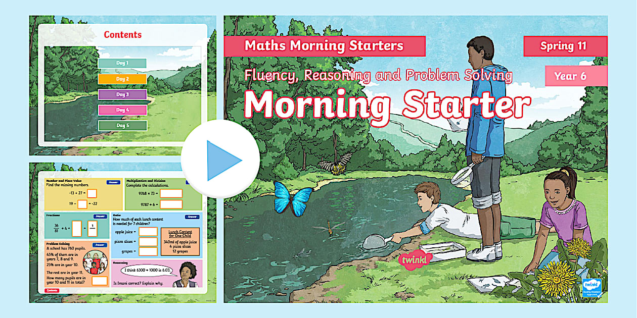 👉 Year 6 5 minute filler question PowerPoint - Twinkl