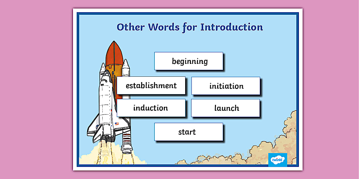Other Words for Introduction Word Mat (teacher made)