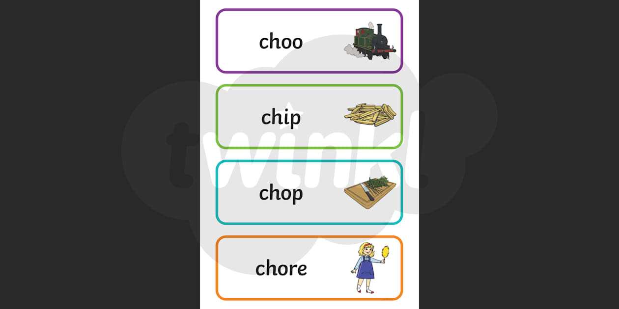 items that start with ch