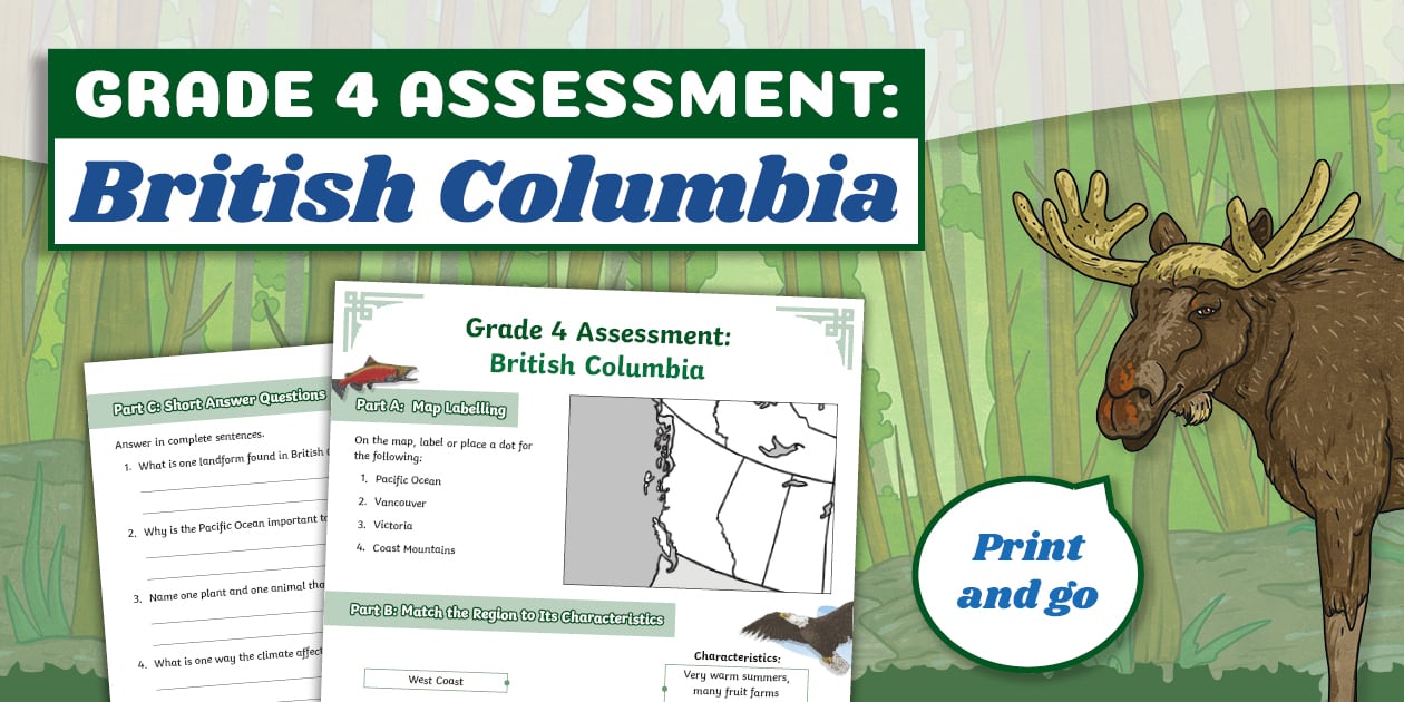 Grade 4 West Coast Assessment