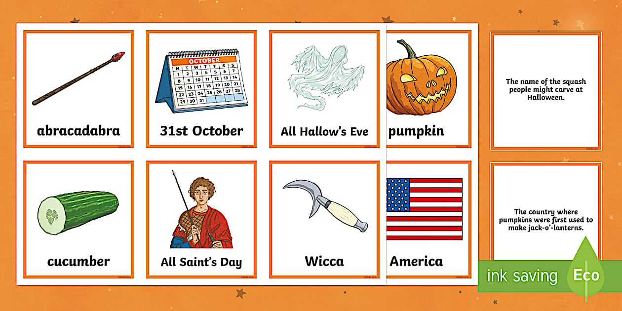 Halloween Matching Cards