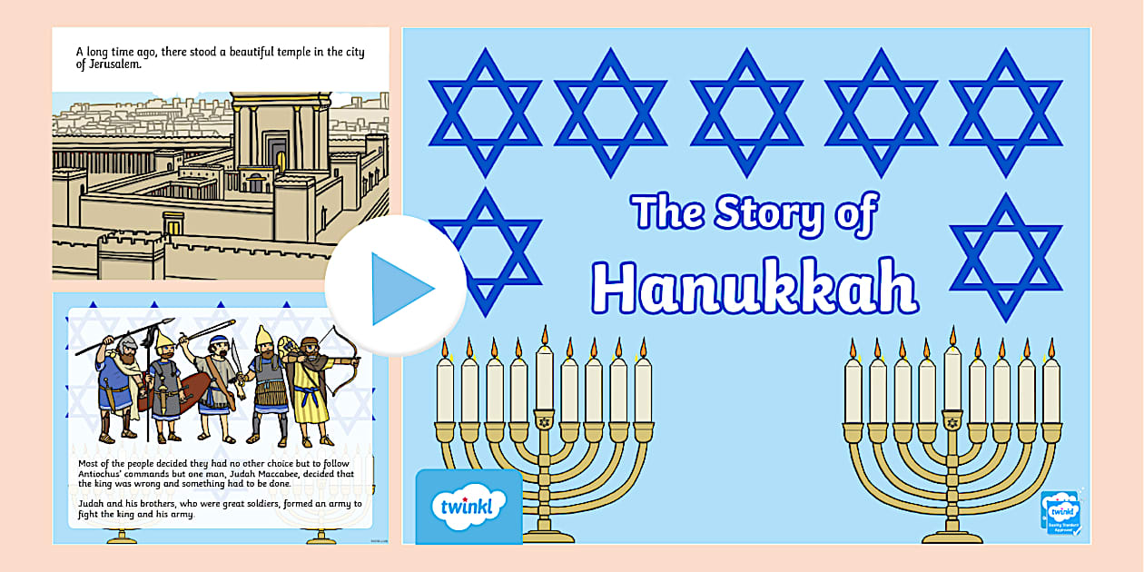 The Story of Hanukkah for Children PowerPoint | Twinkl USA