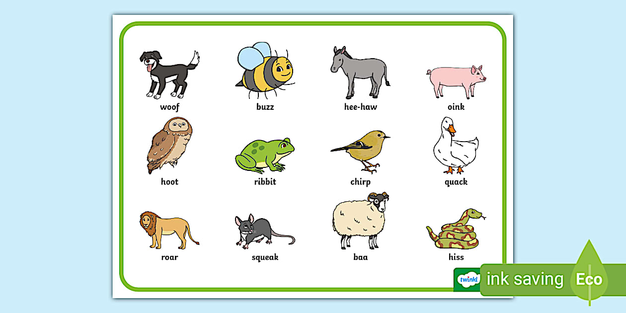 Animal Poster with Sounds | Twinkl Resources