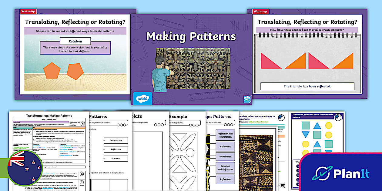 Phase 2 Space: Transformation (Making Patterns) Lesson 8