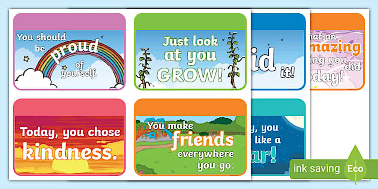 Cursive Growth Mindset Praise and Encouragement Flashcards