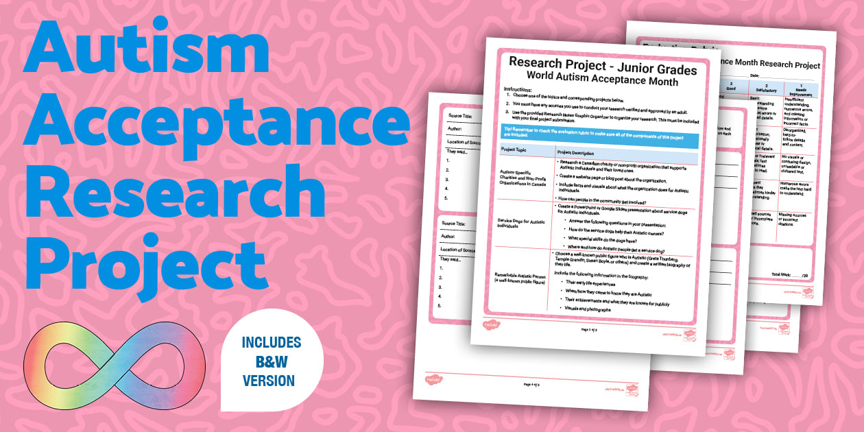 Autism Acceptance Research Project for Juniors/Intermediates